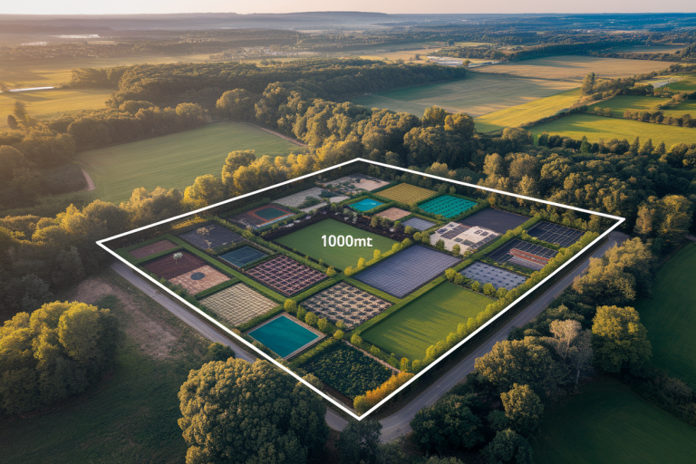 Terrain 1000 M2 Dimension : Guide Complet et Exemples | tonbienatoi.fr
